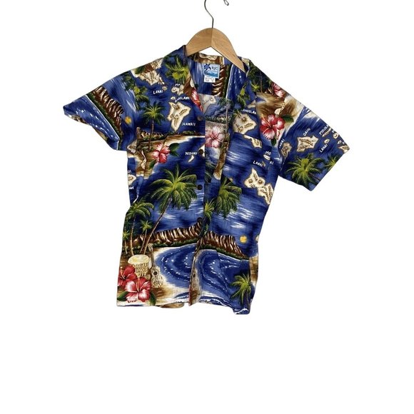 RJC | Shirts & Tops | Rjc Kids Hawaiian Button Down Shirt Short Sleeve ...